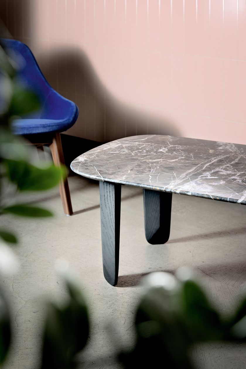KUYU Rectangular marble coffee table By ZEITRAUM | design Formstelle