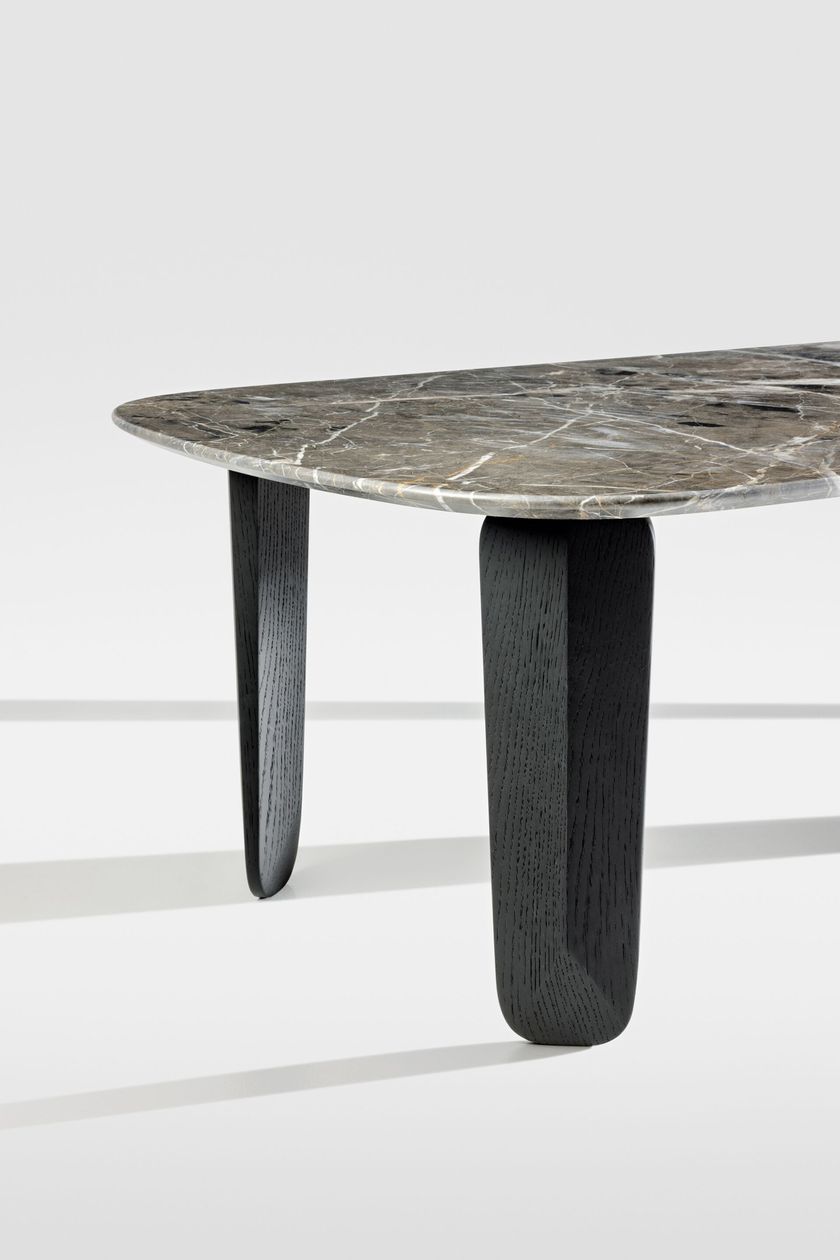 KUYU Rectangular marble coffee table By ZEITRAUM | design Formstelle