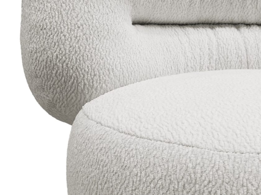 ZELDA | Easy chair Fabric armchair with armrests By Essential Home ...