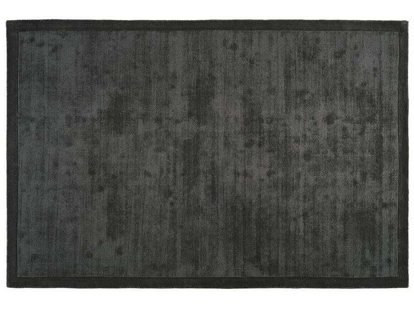 Solid-color rectangular polyester rug ZEN By Toulemonde Bochart
