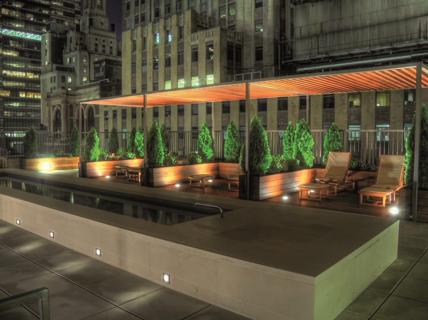 LED recessed Outdoor spotlight ZEPPELIN MAXI QUADRO By EGOLUCE