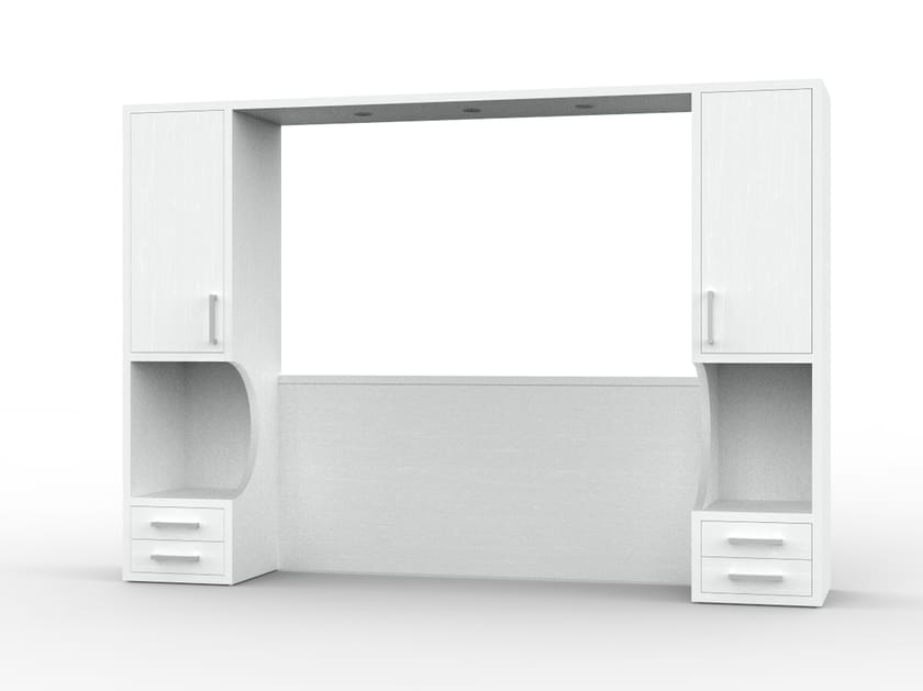 Hotel headboards with integrated nightstands | Archiproducts