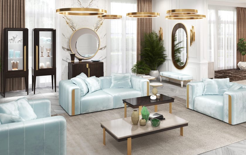 ZEUS | Wood veneer coffee table By Guerra Vanni