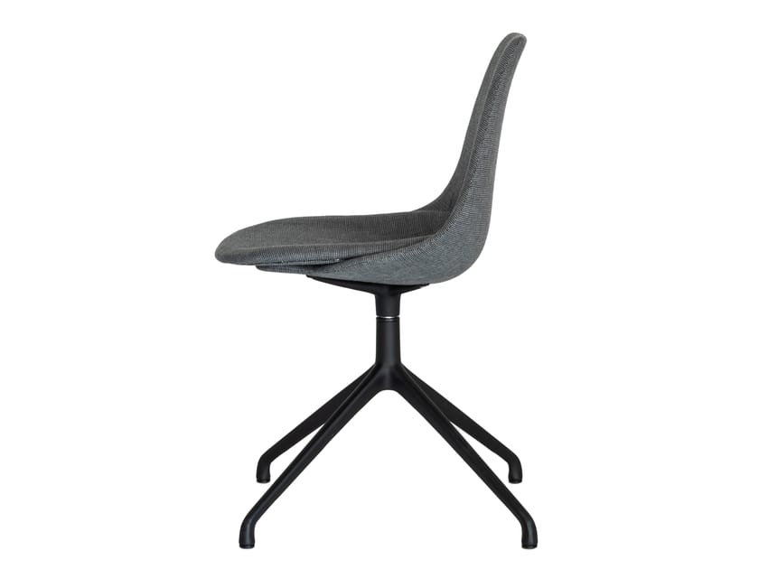 ZIBA | Fabric chair Swivel trestle-based fabric chair with integrated ...