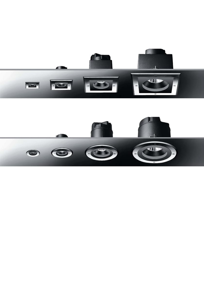 ZIP COMFORT Recessed round spotlight By SIMES