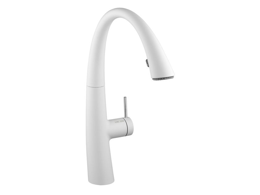 Kitchen mixer tap with pull out spray ZOE 10.201.102.176FL By KWC