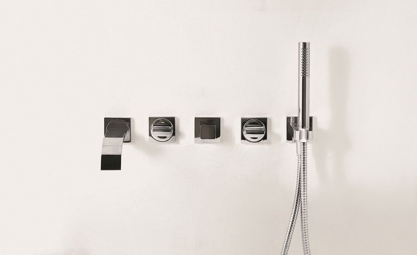 AGUABLU ZA5745 Wall-mounted bathtub set with hand shower By ZUCCHETTI ...
