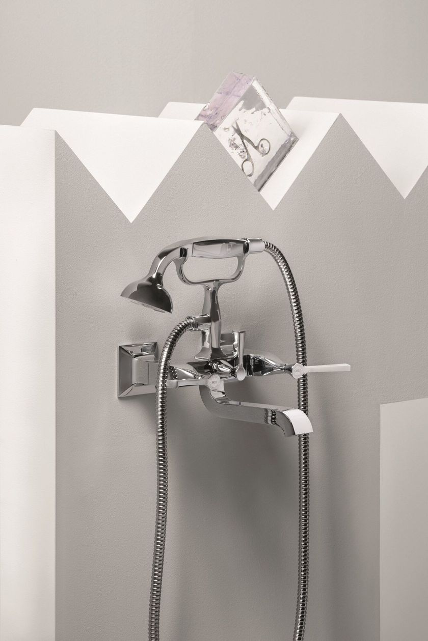 BELLAGIO External wall-mounted bathtub set with hand shower By ...