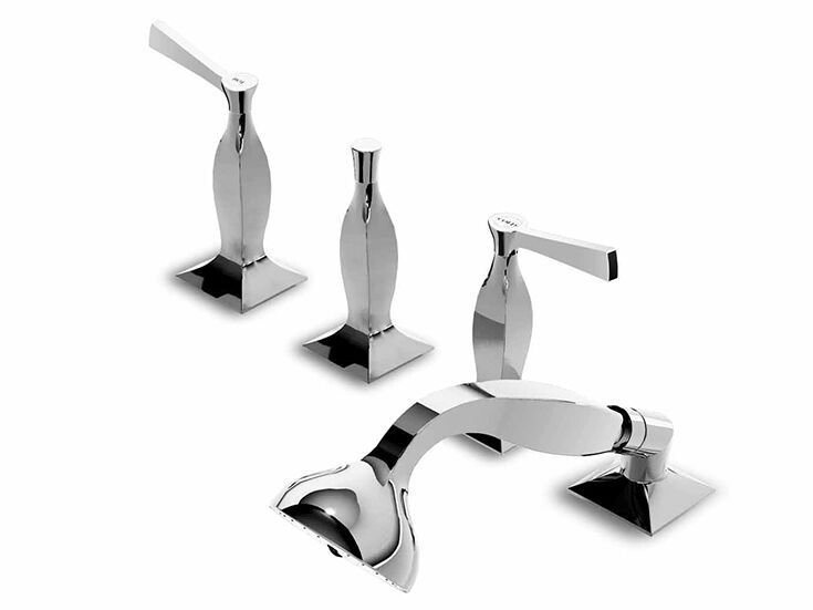 BELLAGIO Recessed 4 hole bathtub set with hand shower By ZUCCHETTI ...