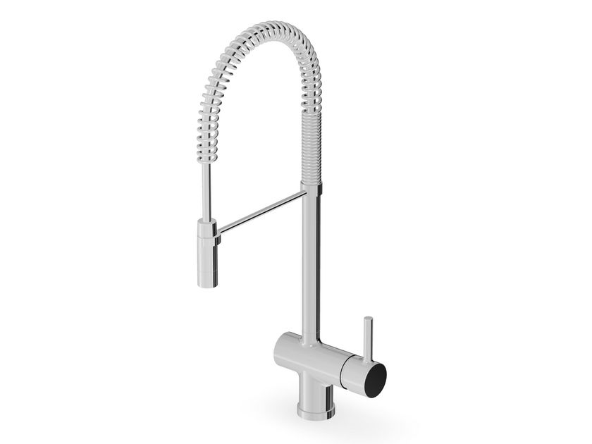 PAN S ZPA286 Single handle countertop kitchen mixer tap with pull out ...