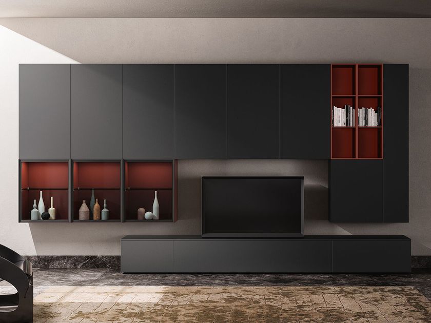 UNOEDUE SM2226 Parete attrezzata By Zalf