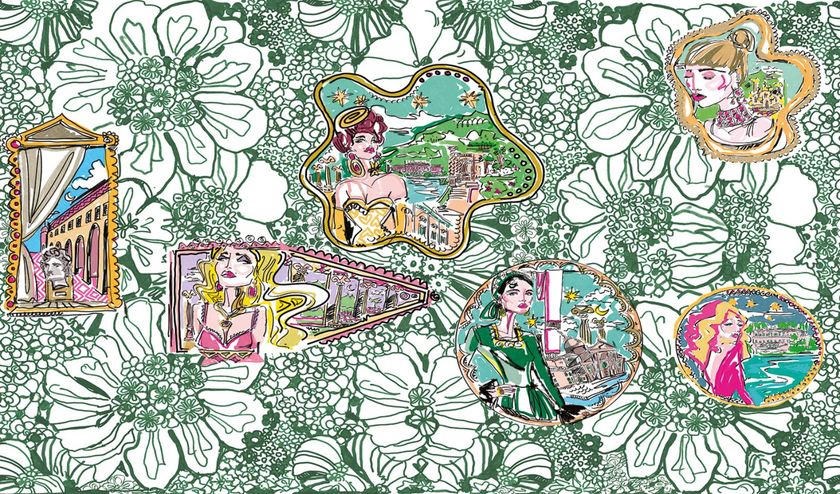 SURREALIST FLOWERITE Wallpaper By Zambaiti Contract