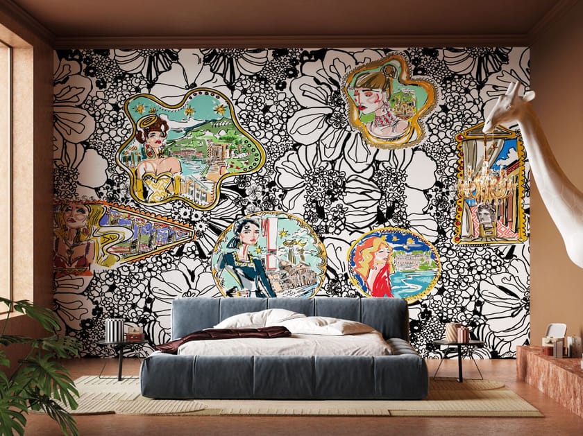 SURREALIST FLOWERITE Wallpaper By Zambaiti Contract