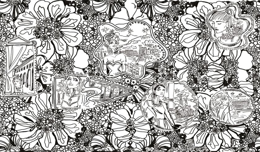 SURREALIST FLOWERITE Wallpaper By Zambaiti Contract