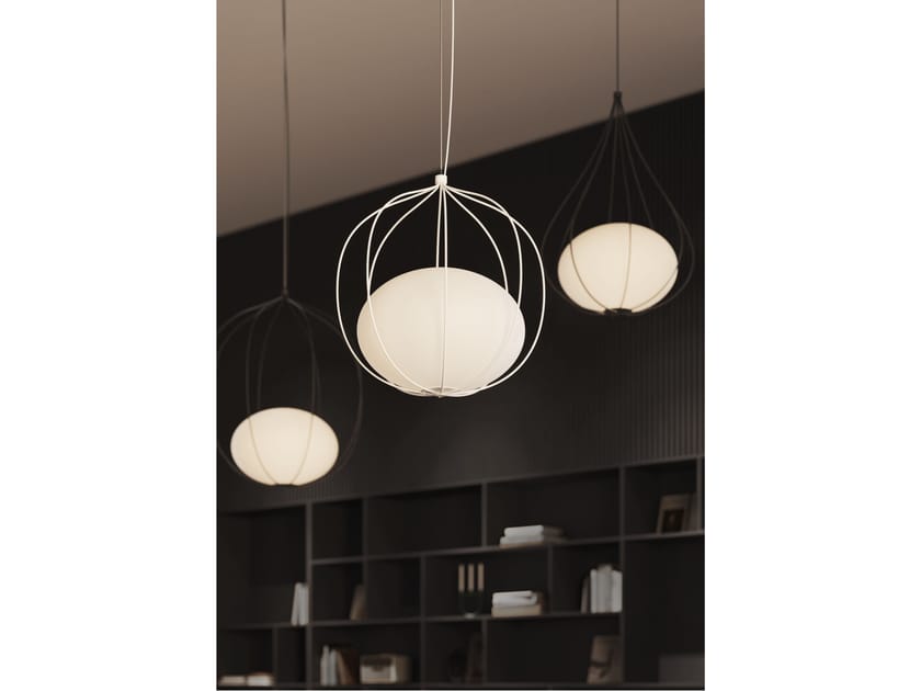 HOOP LARGE LED aluminium pendant lamp By Zero