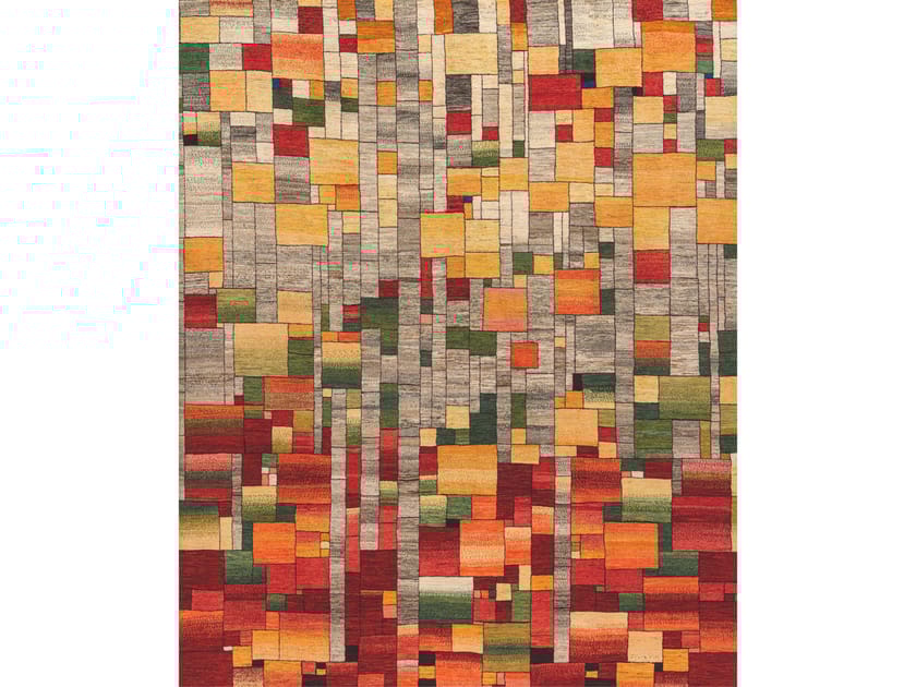 MODERNIST STAINED-GLASS GABBEH 2 Tapete By Zollanvari