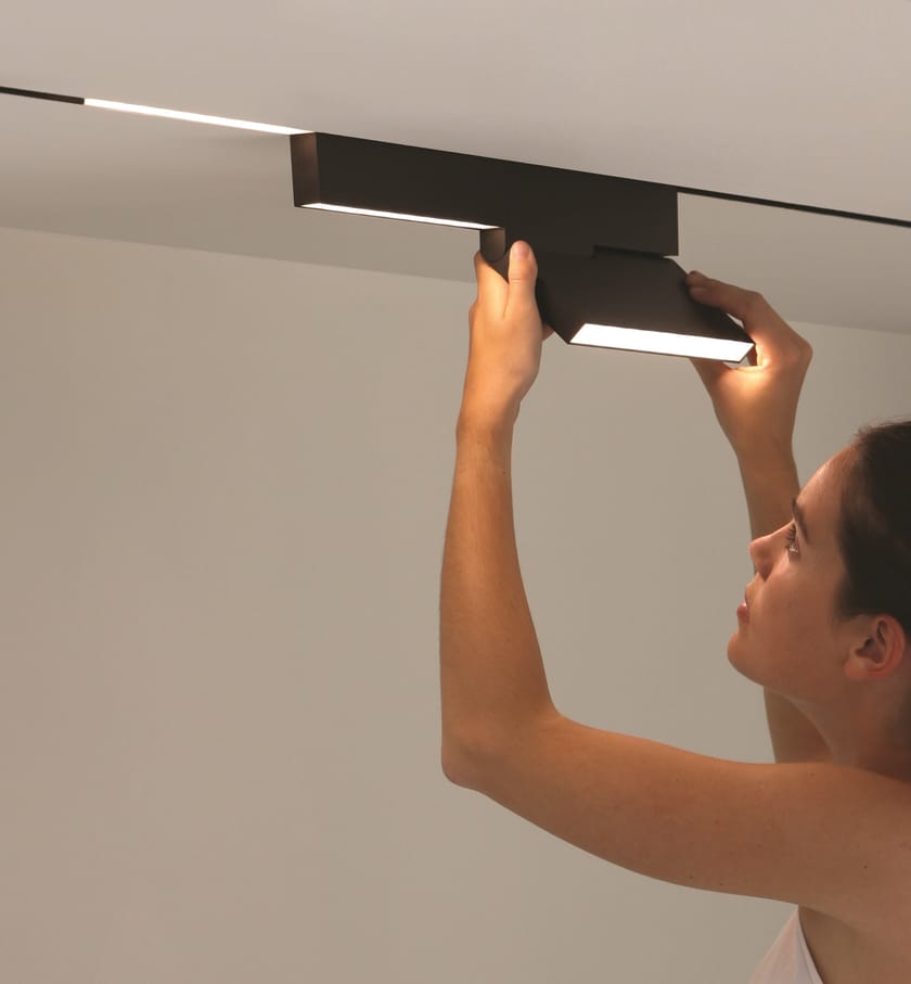 Recessed Anodized aluminium Track-Light °IN °Online Collection By Eden ...