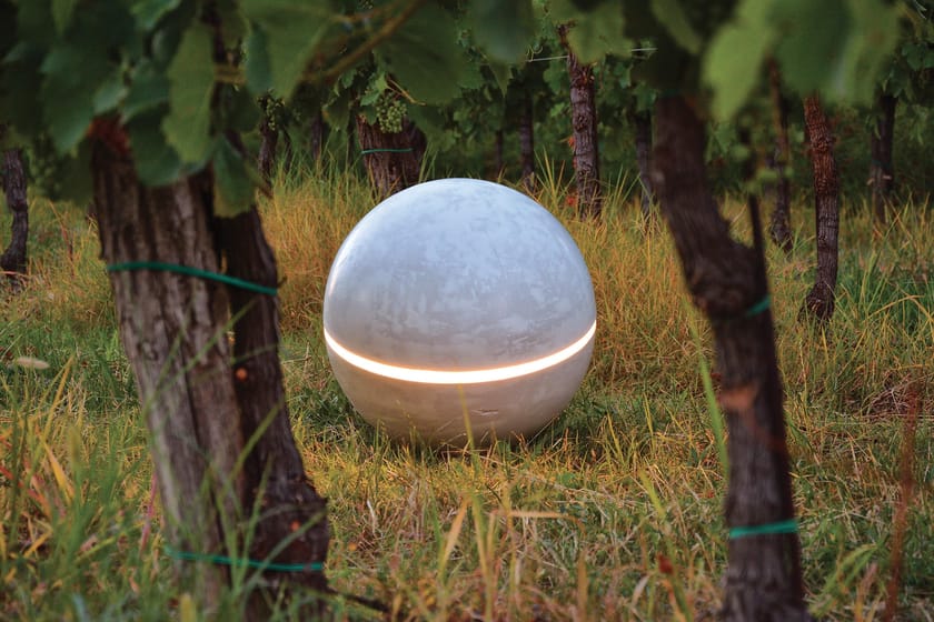 MENHIR MINIMAL LED marble floor lamp with WiFi By Essenze di Luce ...