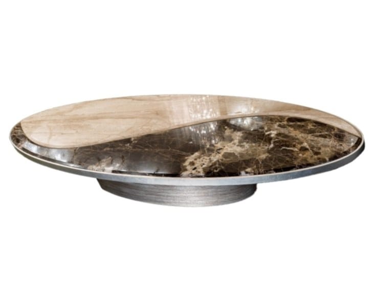 NUVOLA | Oval coffee table Nuvola Collection By Mantellassi 1926
