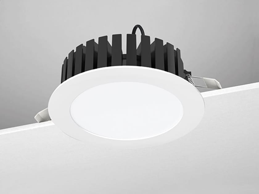Spot LED redondo embutido de alumínio A4/E Linha Indoor Downlight By ...