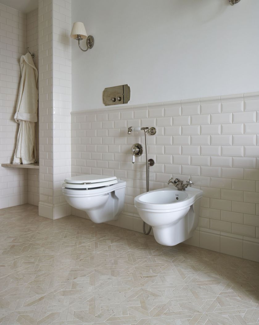 ROSE Wall-hung ceramic bidet By Devon&Devon