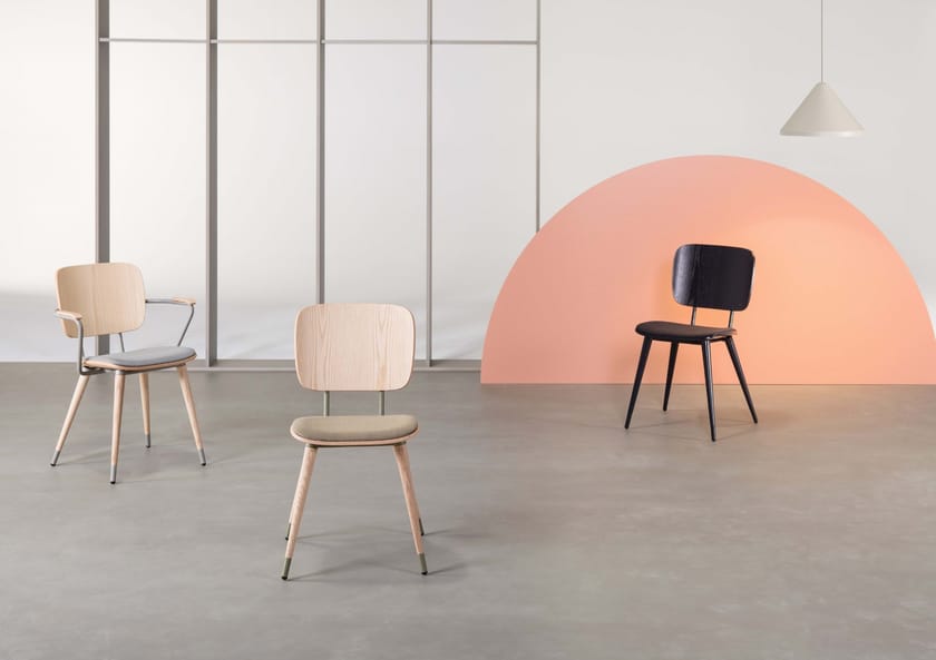 ABC | Chair with armrests ABC Collection By Vergés design Lázaro Rosa ...