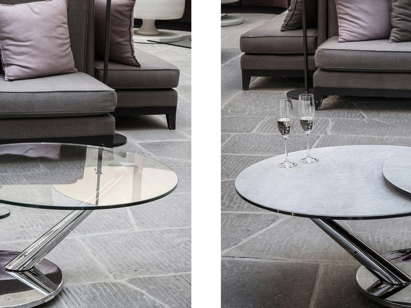 ABRA | Crystal coffee table By NAOS design Arnaldo Gamba