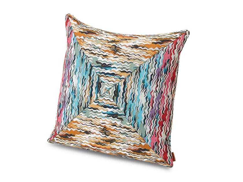 Motif square fabric sofa cushion ACONCAGUA PW Constellation Collection ...