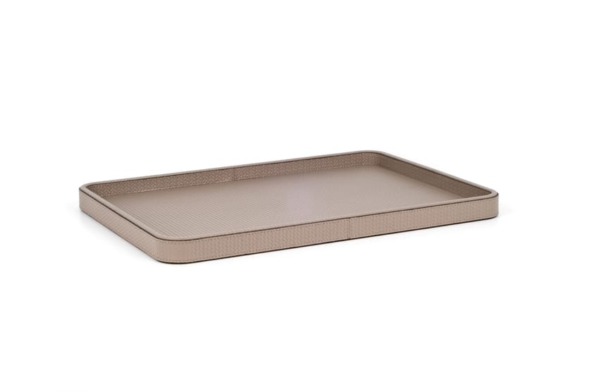 JANE | Rectangular tray Rectangular Calfskin tray By Pinetti