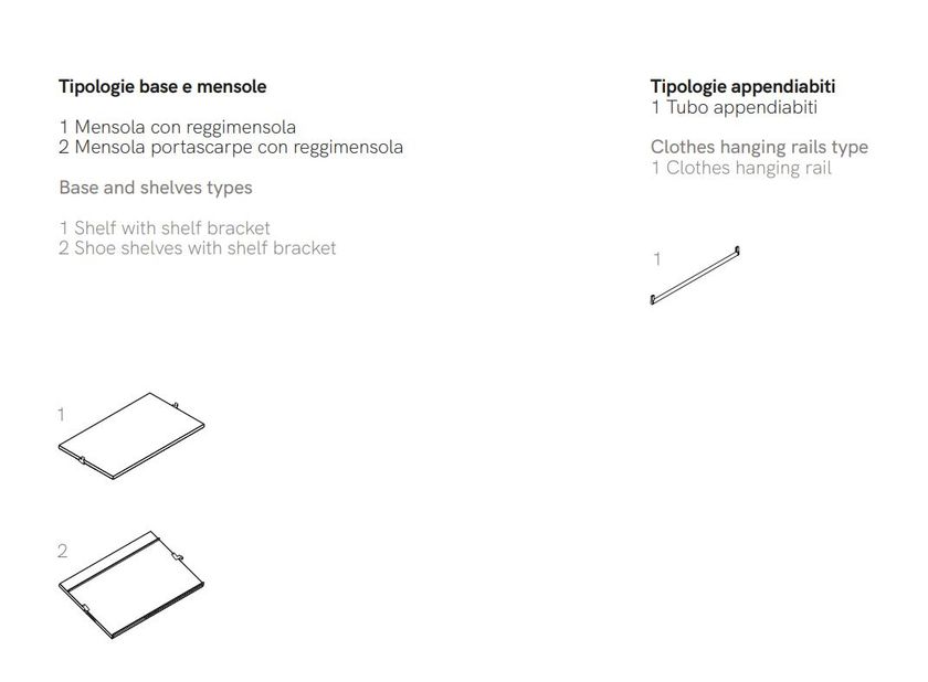 VERTICAL Walk-in wardrobe By Adok