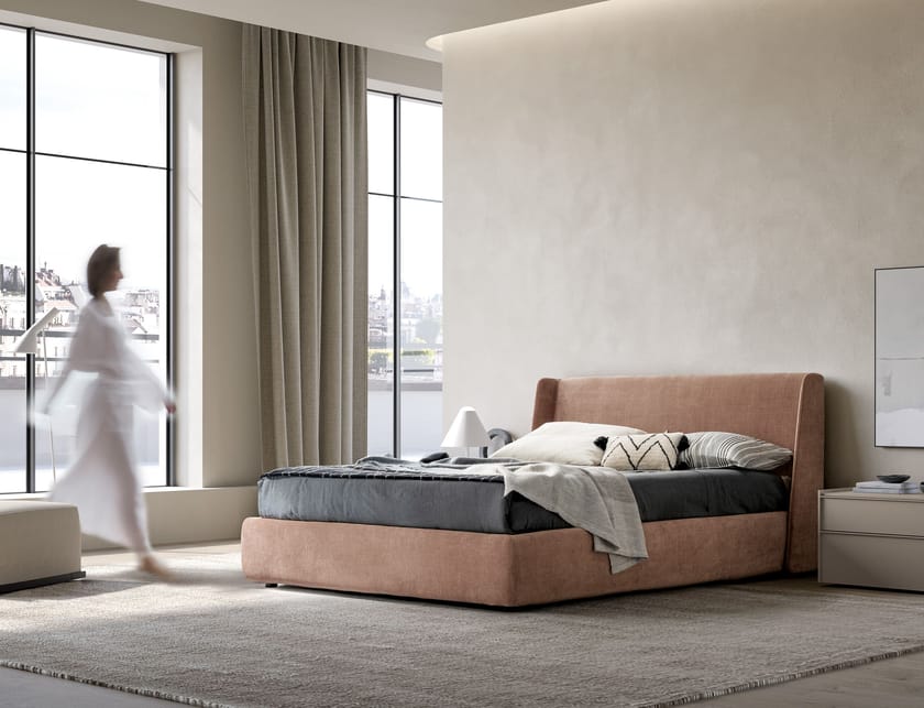 WAVE Fabric double bed By Adok