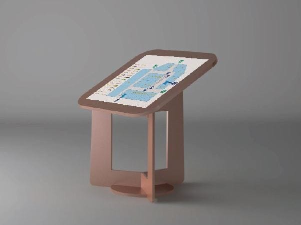 AERO Galvanized plate information stand By Viscio Urban Design | design ...