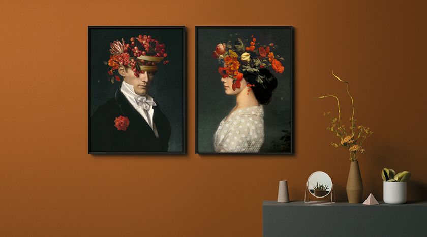Quadro in alluminio AIMÉ Collezione Portraits Collector By IBRIDE ...