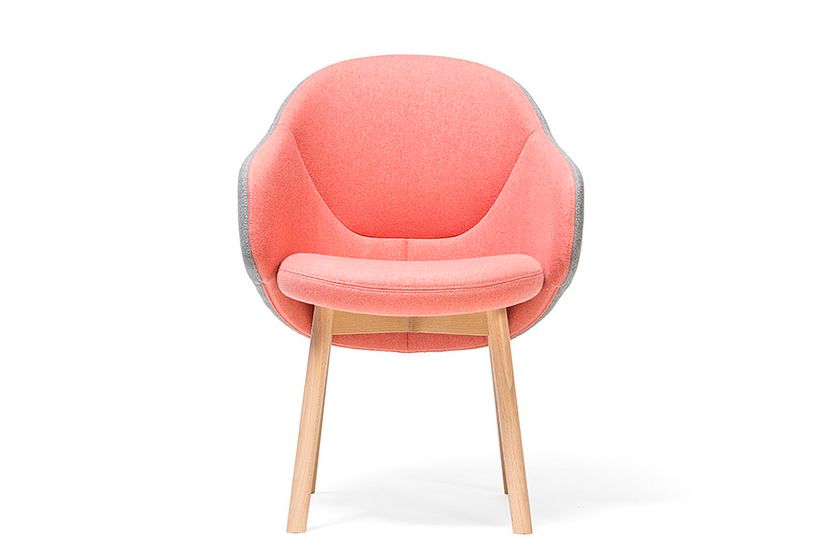 ALBA | Easy chair with armrests Alba Collection By TON design Alexander ...