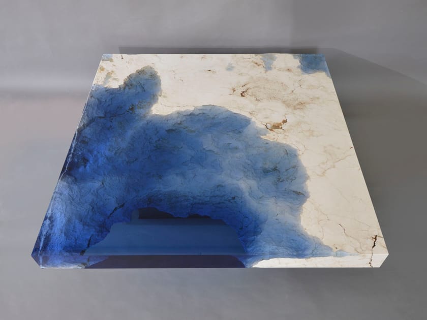 RAPOLANO LIMITED EDITION Rapolano travertine coffee table By Alcarol ...