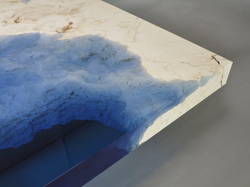 RAPOLANO LIMITED EDITION Rapolano travertine coffee table By Alcarol ...