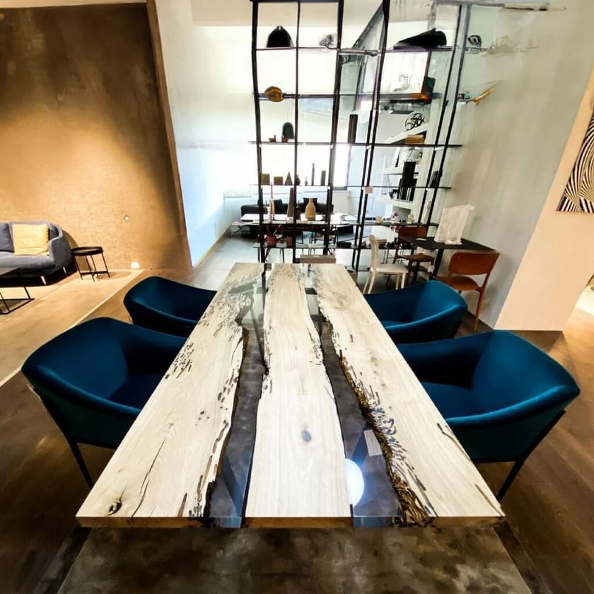 CHIMENTI RIVER 桌子 By Alcarol | design Andrea Forti, Eleonora Dal Farra