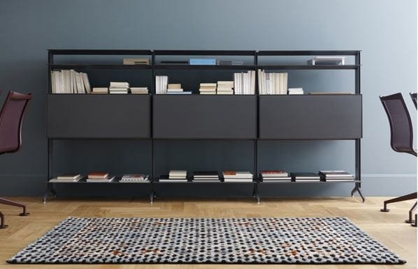 Open modular aluminium bookcase ALINE - S02 Aline Collection By Alias design Dante Bonuccelli