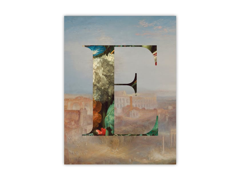 Print on paper ALPHABET E Alphabet Collection By Funky Milk
