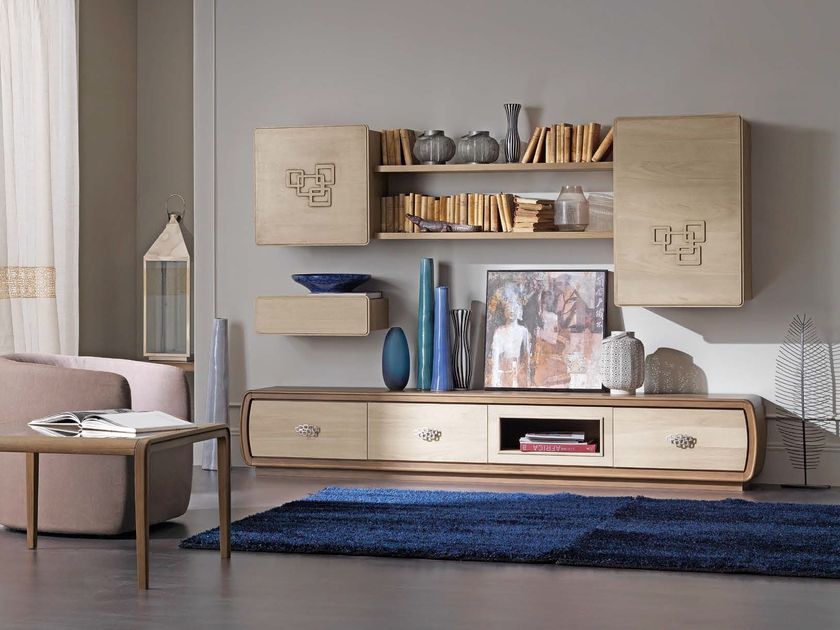 AMARCORD DAY | Modular storage wall AMARCORD Day Collection By Cantiero