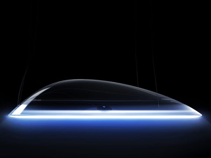 LED direct light PMMA pendant lamp AMELUNA By Artemide