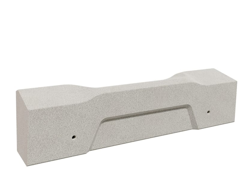 CAMDEN Backless concrete bench By amop