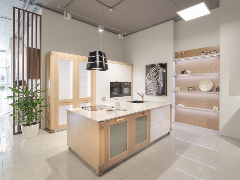 ANDANTA Oak kitchen with island By Driada