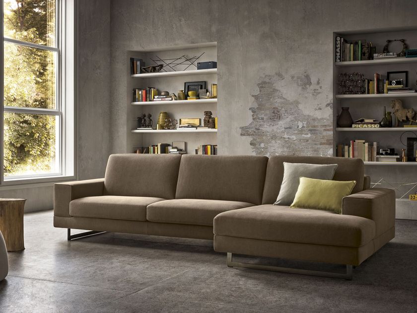 ANGEL | Sofa with chaise longue Softliving Collection By Felis design ...