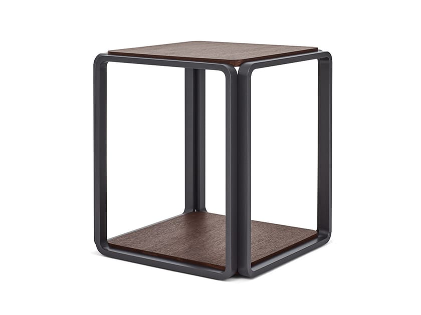 ANGLE | Side table Square side table with storage space By HC28 Cosmo ...
