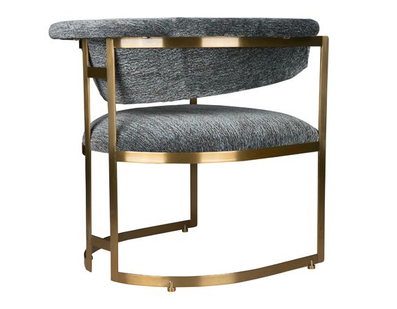 Upholstered fabric easy chair with armrests ANOUKA By Hamilton Conte Paris