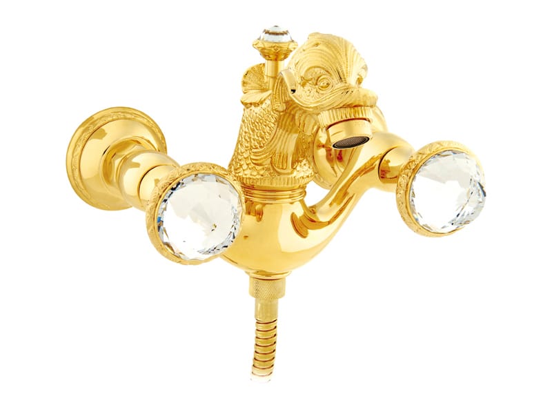 KOI CARP Chromed brass bathtub tap with Swarovski® crystals By Bronces ...
