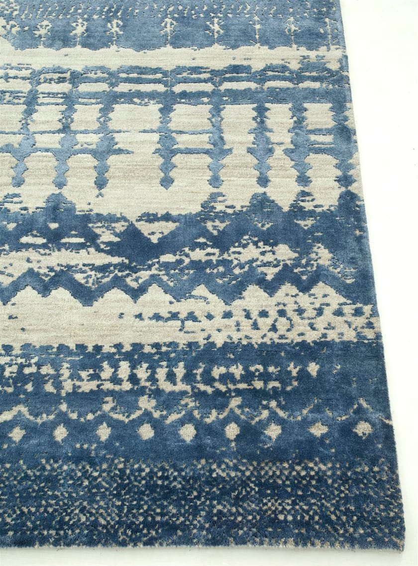 Tappeto a motivi ANTHAR ESK-663 Classic Gray/Ensign Blue Collezione ...