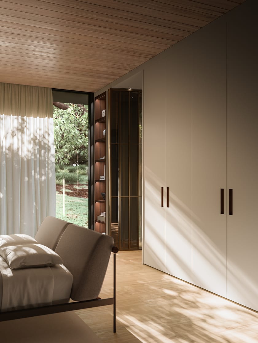 ANTIBES Built-in sectional wardrobe with drawers By Boffi | design ...