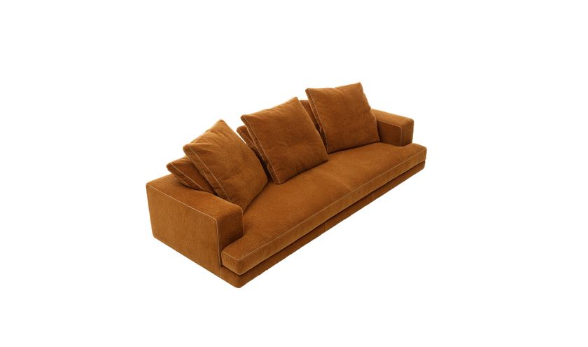 ARBITER 3 seater fabric sofa By Maxalto | design Antonio Citterio